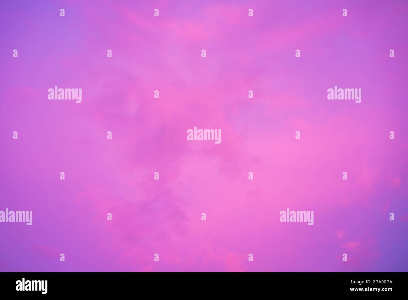 Beautiful purple sky with wispy clouds - great for nature background ...