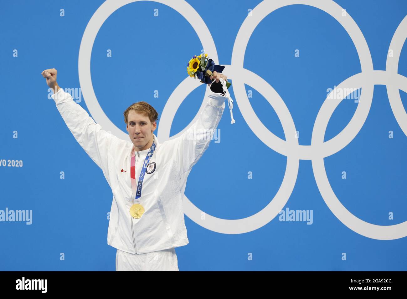 KALISZ Chase (USA) Gold Medal during the Olympic Games Tokyo 2020, Men ...