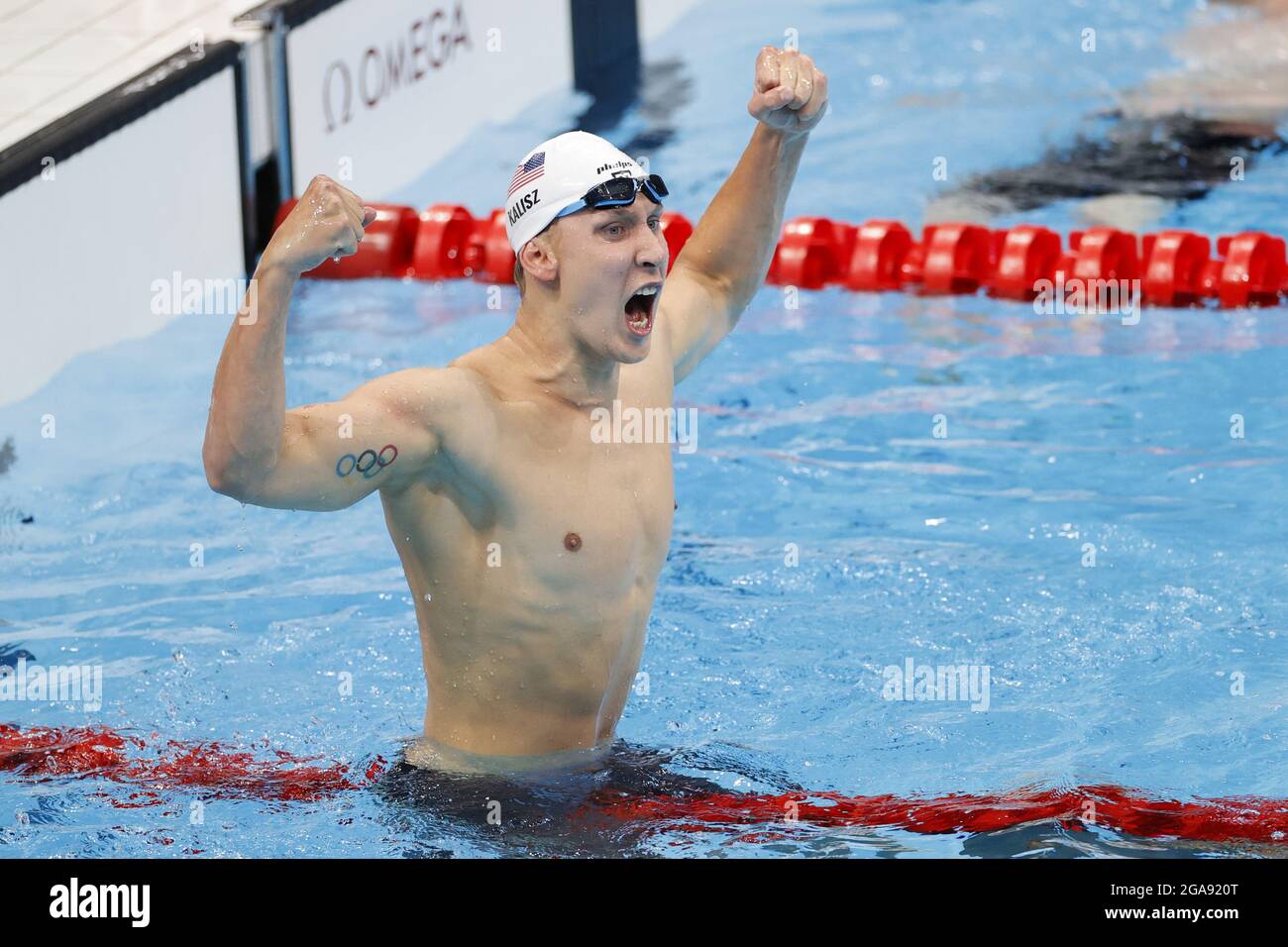 KALISZ Chase (USA) Gold Medal during the Olympic Games Tokyo 2020, Men ...