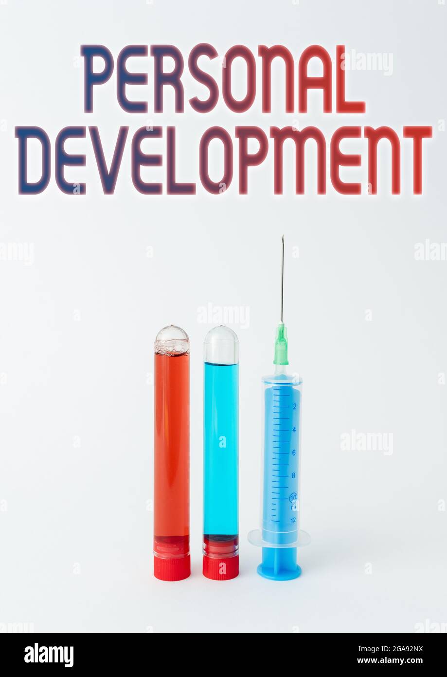 Conceptual display Personal Development. Concept meaning process of ...