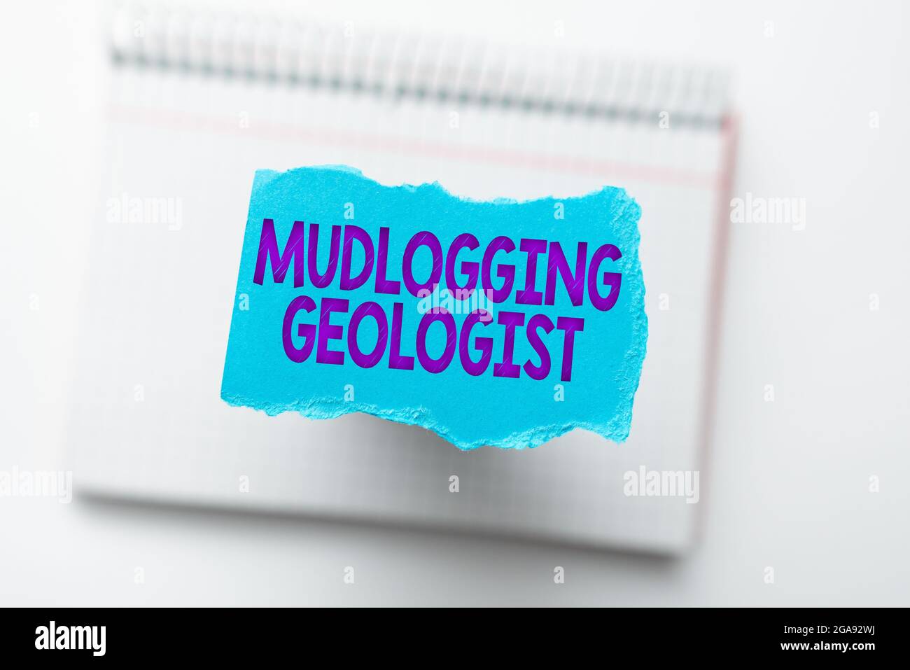 Inspiration Showing Sign Mudlogging Geologist Business Concept Gather Information And Creating