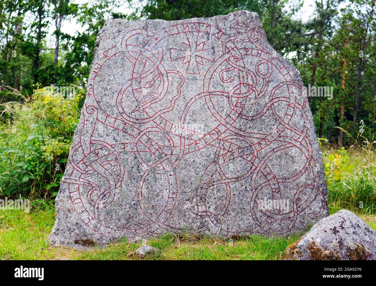 Vaksala runestone hi-res stock photography and images - Alamy