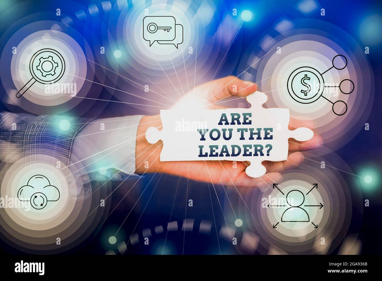 Conceptual display Are You The Leader Question. Business idea asking ...