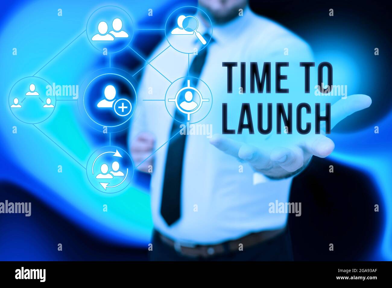 Text sign showing Time To Launch. Concept meaning Business StartUp ...