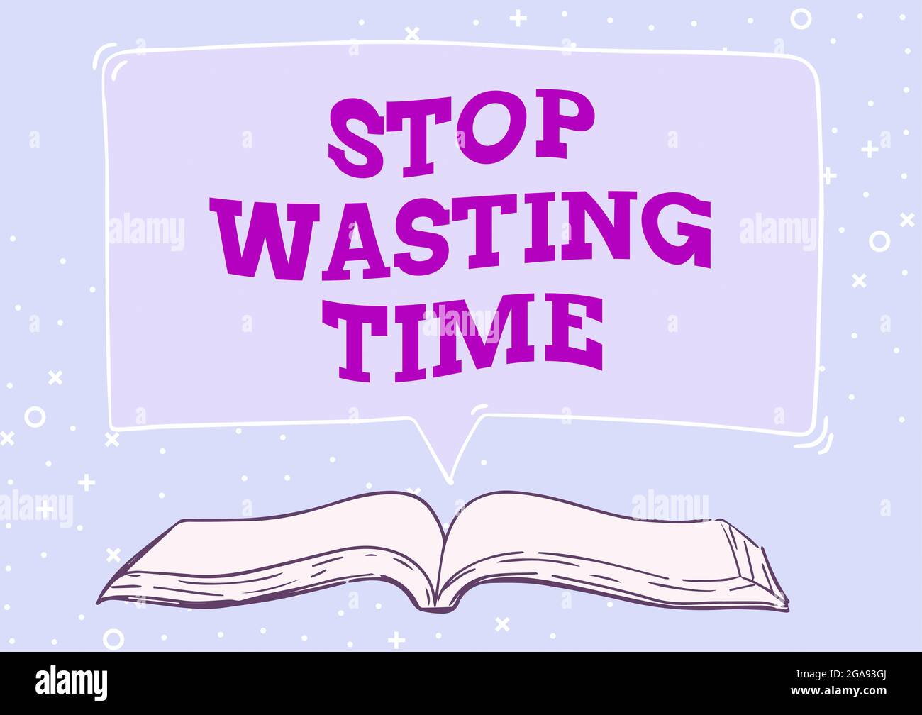 Hand writing sign Stop Wasting Time. Conceptual photo Organizing ...