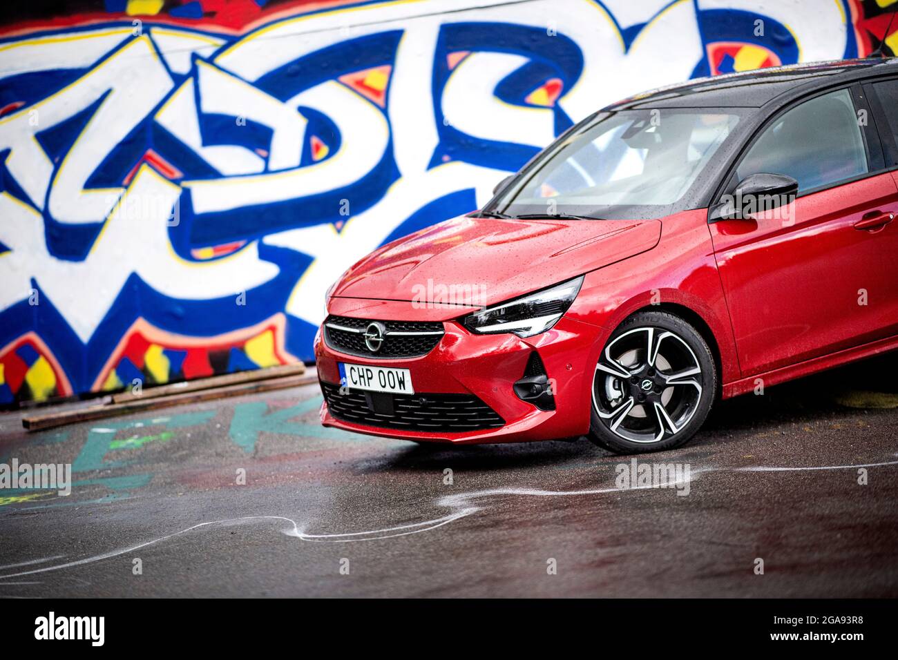 Opel Corsa GS Line 130. Car, exterior Photo: Pontus Lundahl / TT ...