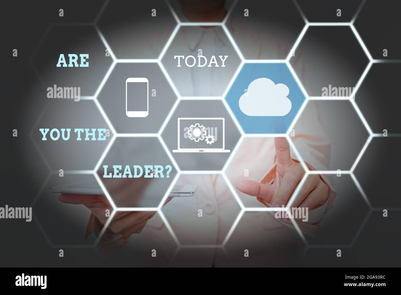 Inspiration showing sign Are You The Leader Question. Word Written on ...