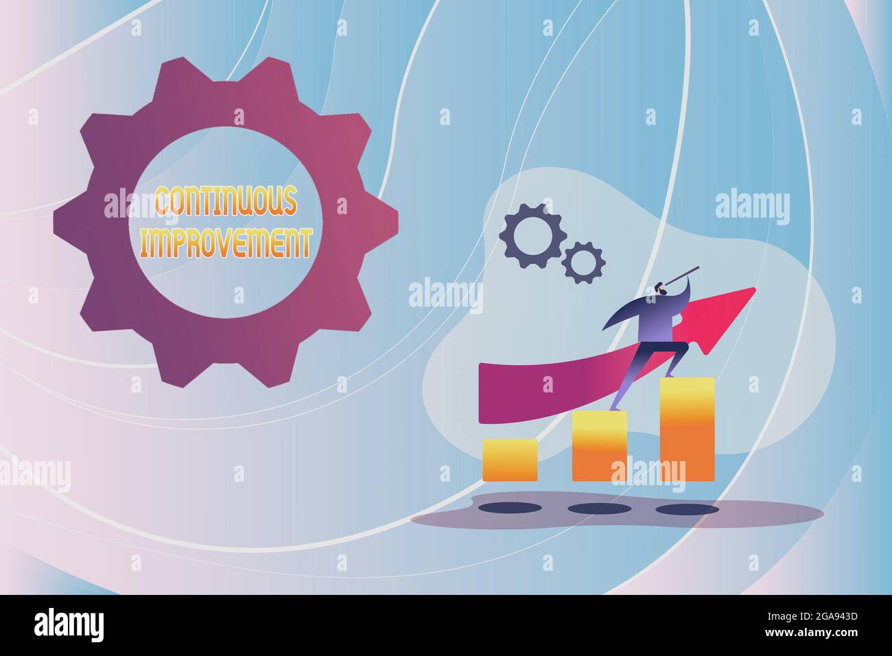 Writing displaying text Continuous Improvement. Conceptual photo making ...