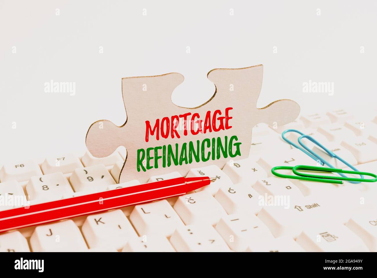 Debt Laptop Showing Money Due Or Owed Stock Photo - Alamy