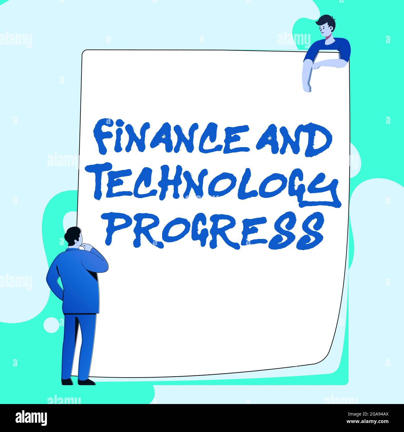 Writing displaying text Finance And Technology Progress. Business idea ...