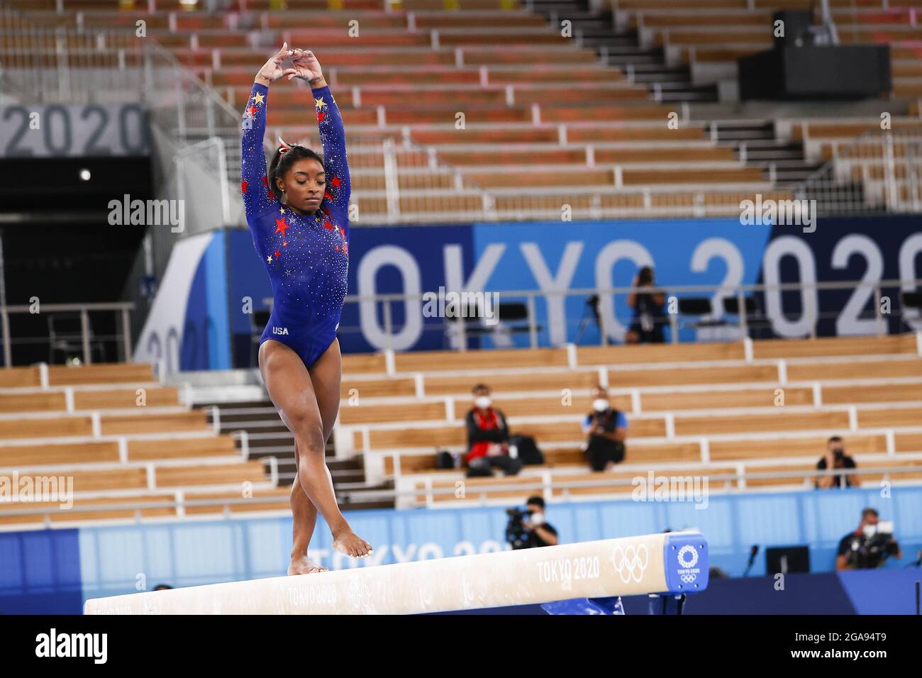 The Gymnast On Beam Photography