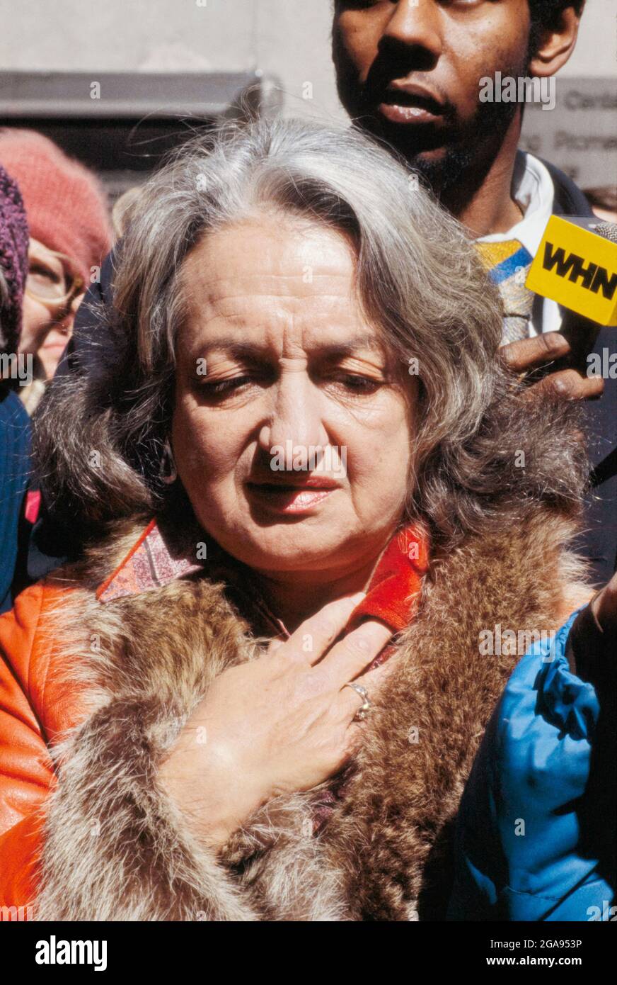 Betty Friedan (1921-2006), American Feminist Writer and Activist, head ...