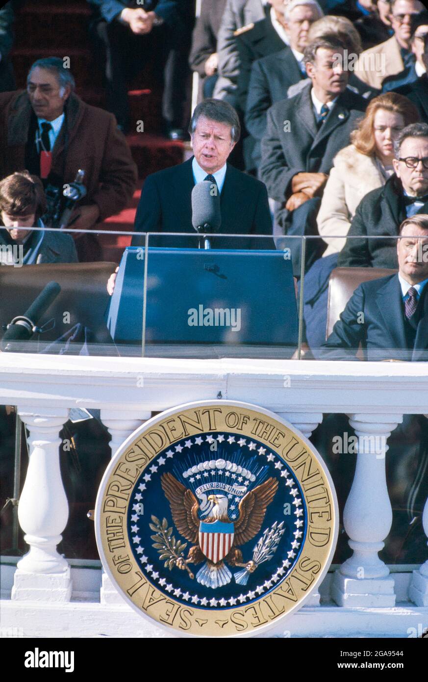 Jimmy carter inauguration speech 1977 hi-res stock photography and ...