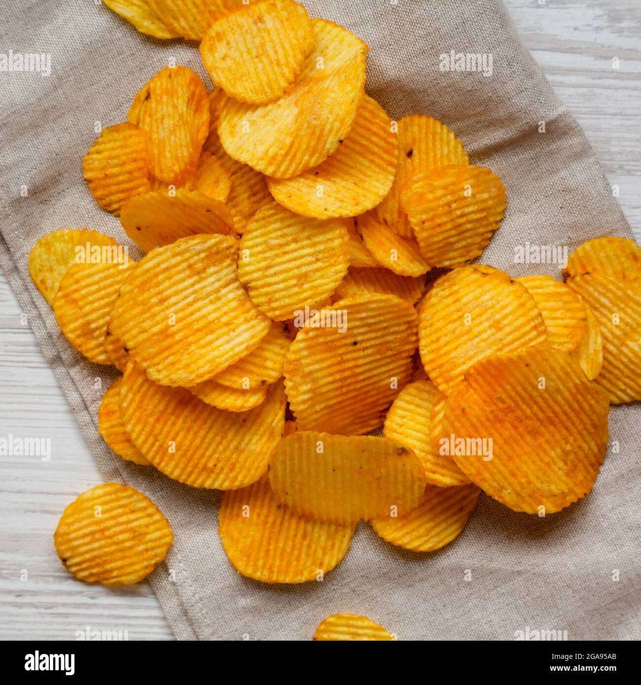 Ruffle Potato Chips High Resolution Stock Photography and Images - Alamy