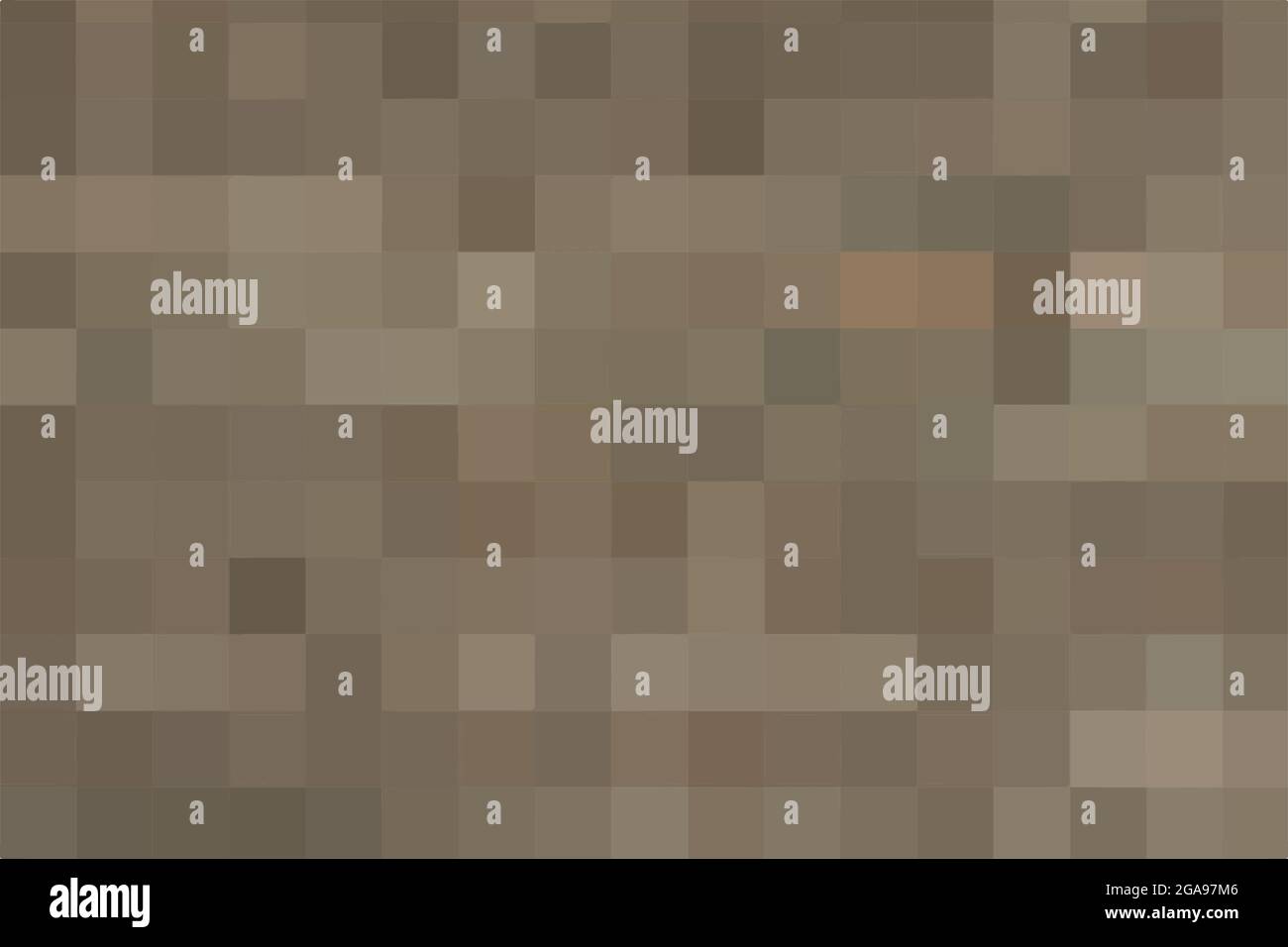 Abstract pixel brown background. Vector geometric texture of square ...