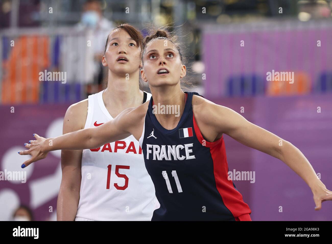 Ana-Maria FILIP (11) of France during the Olympic Games Tokyo 2020, Nom ...