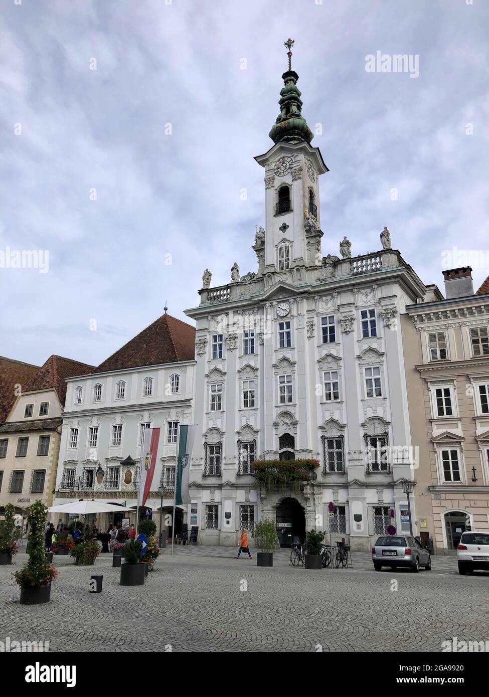 Town square steyr upper austria hi-res stock photography and images - Alamy
