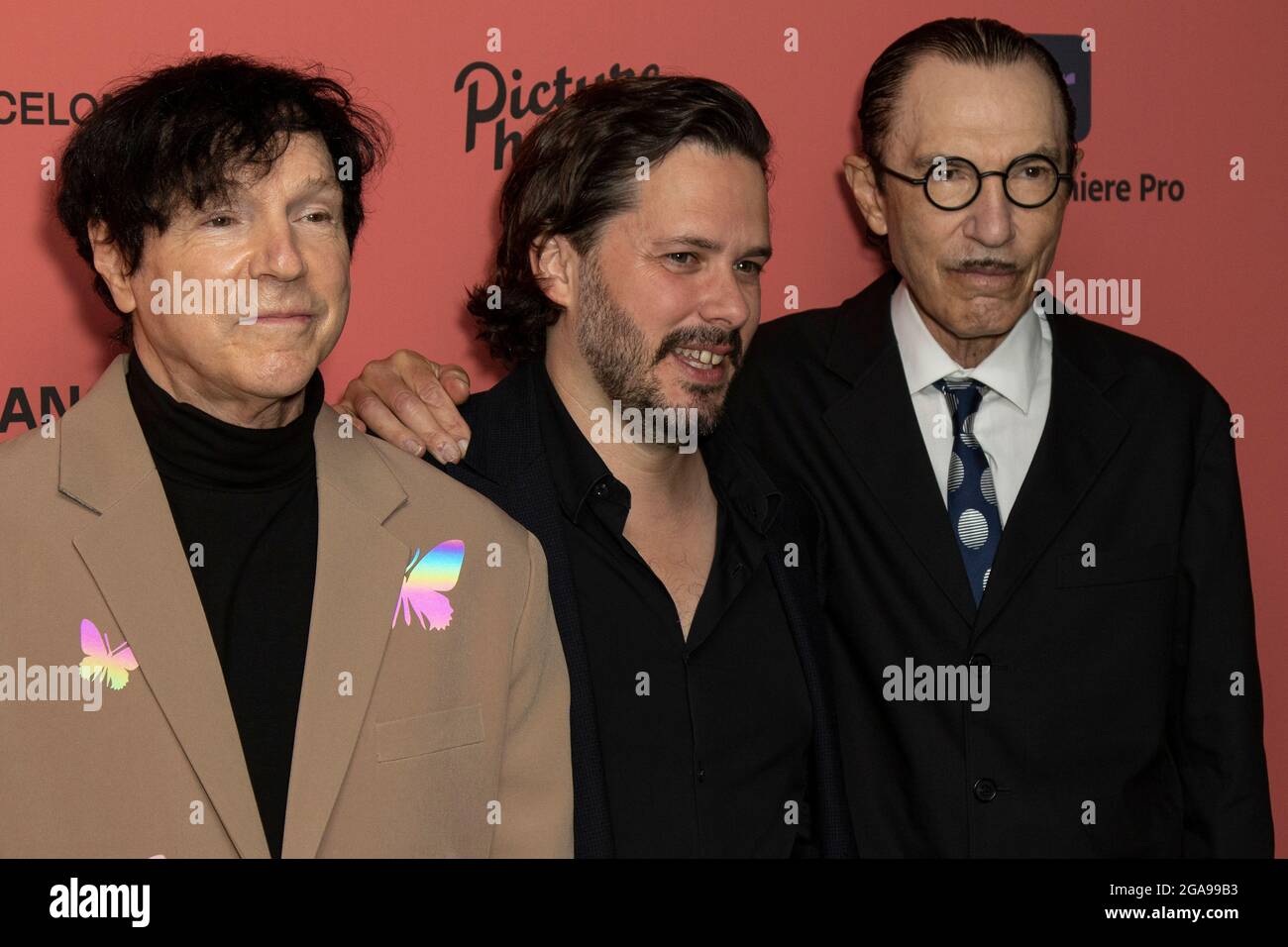 London, UK. 29th July, 2021. London, UK. Russel Mael, Edgar Wright and ...