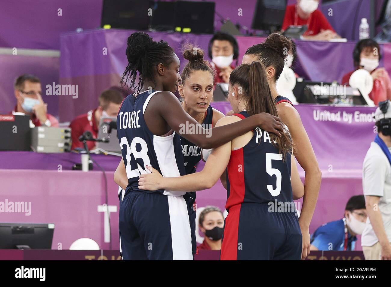 French olympic team hi-res stock photography and images - Alamy