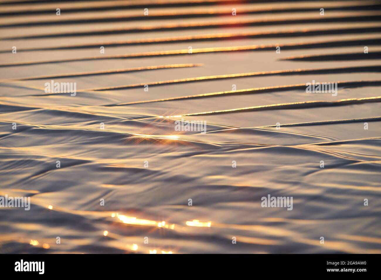 Texture of glitter water and soft waves. sparkling in water ...