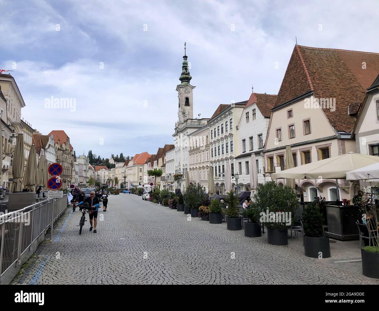 Town square steyr upper austria hi-res stock photography and images - Alamy