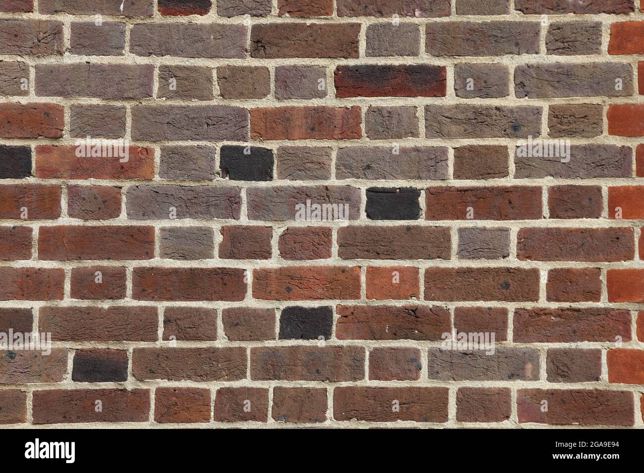 A plain brick wall for background use Stock Photo - Alamy