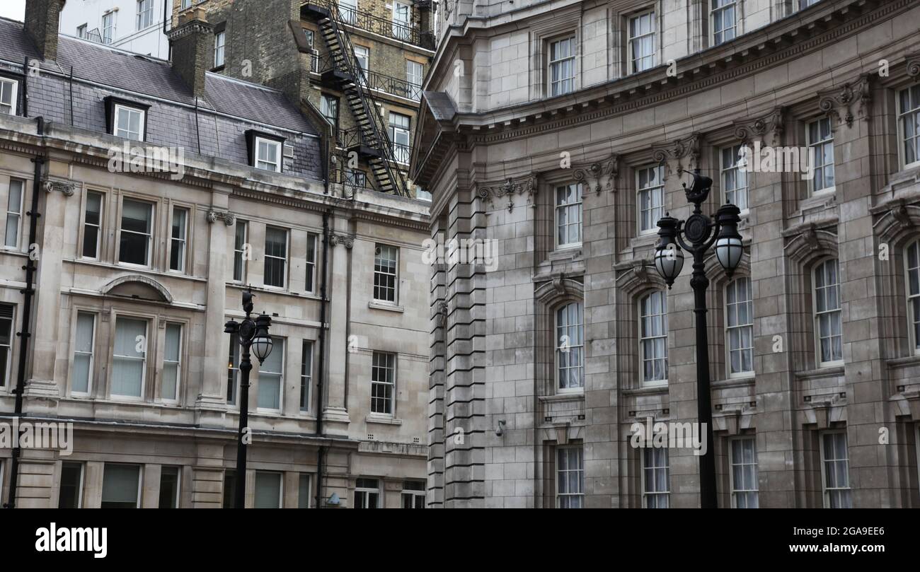 Classic stone buildings in London England Stock Photo - Alamy