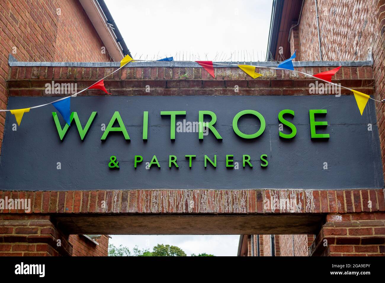 Chesham, Buckinghamshire, UK. 28th July, 2021. The Waitrose supermarket ...