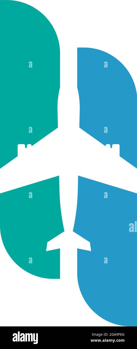 Plane icon logo design template vector illustration Stock Vector Image ...