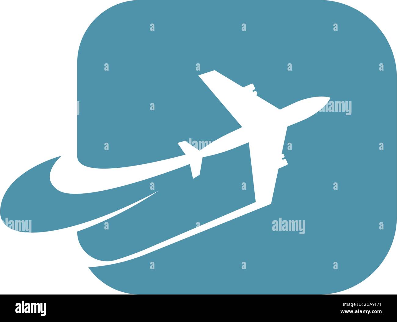 Plane icon logo design template vector illustration Stock Vector Image ...