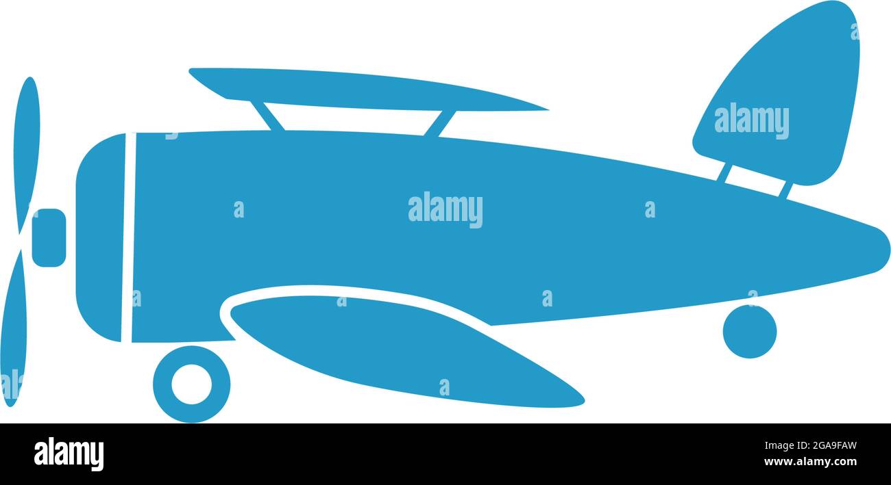 Plane icon logo design template vector illustration Stock Vector Image ...