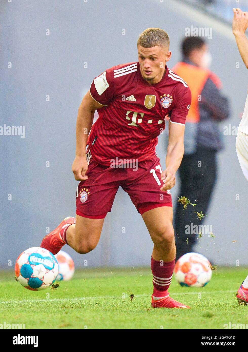 Mickael CUISANCE (FCB 17) in the friendly match FC BAYERN MUENCHEN ...