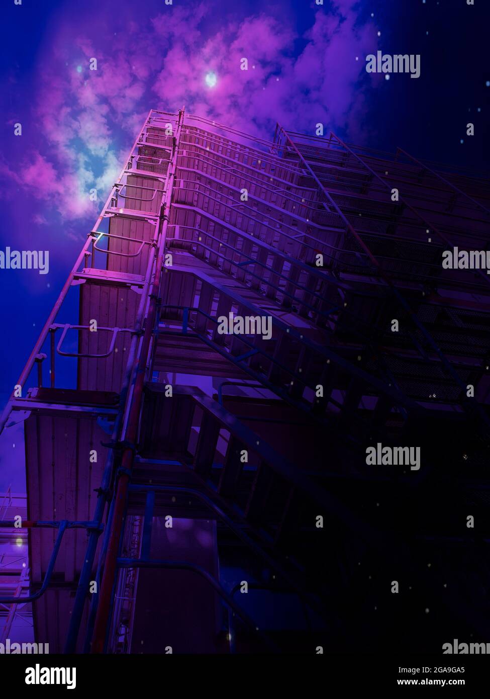 Real stairs hi-res stock photography and images - Alamy