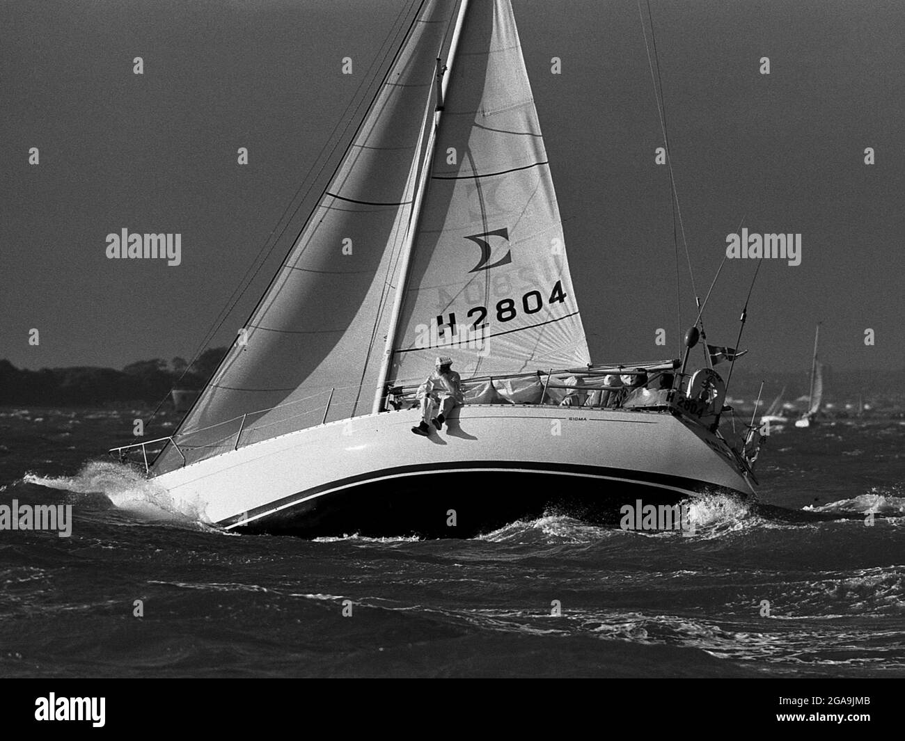 Dutch racing yacht Black and White Stock Photos & Images - Alamy