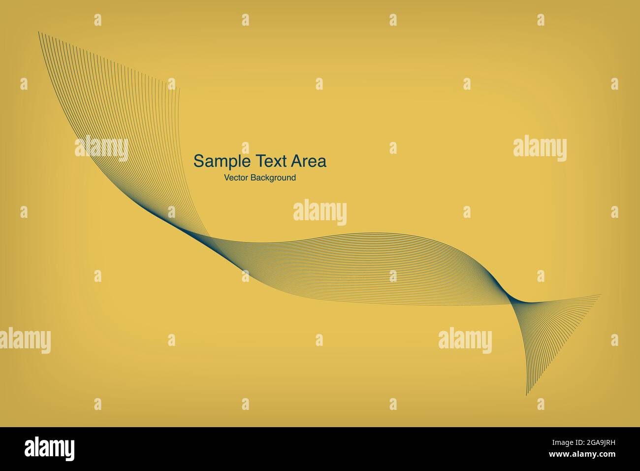 Abstract Wave Element For Design, Modern Linear Abstract Waves, Vector ...