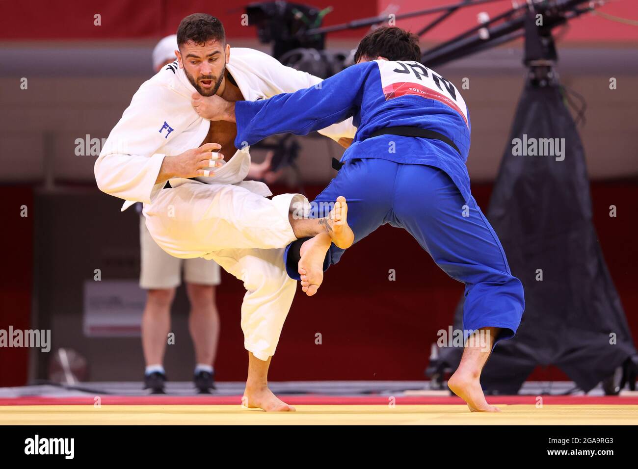 Tokyo, Japan. 29th July, 2021. Peter PALTCHIK (ISR), Aaron Wolf (JPN ...