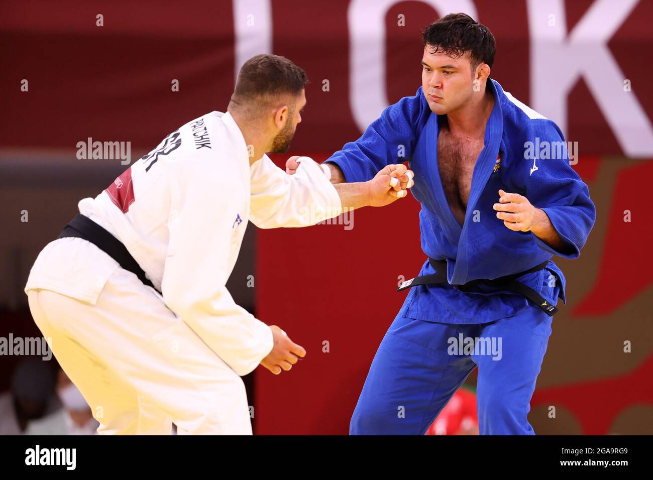 Tokyo, Japan. 29th July, 2021. Peter PALTCHIK (ISR), Aaron Wolf (JPN ...