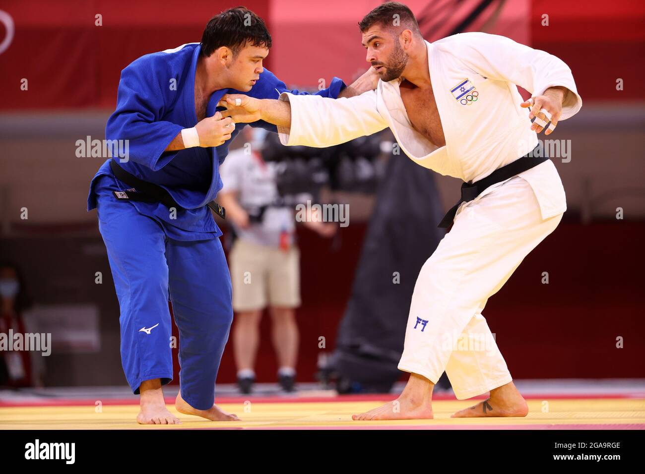 Tokyo, Japan. 29th July, 2021. Peter PALTCHIK (ISR), Aaron Wolf (JPN ...