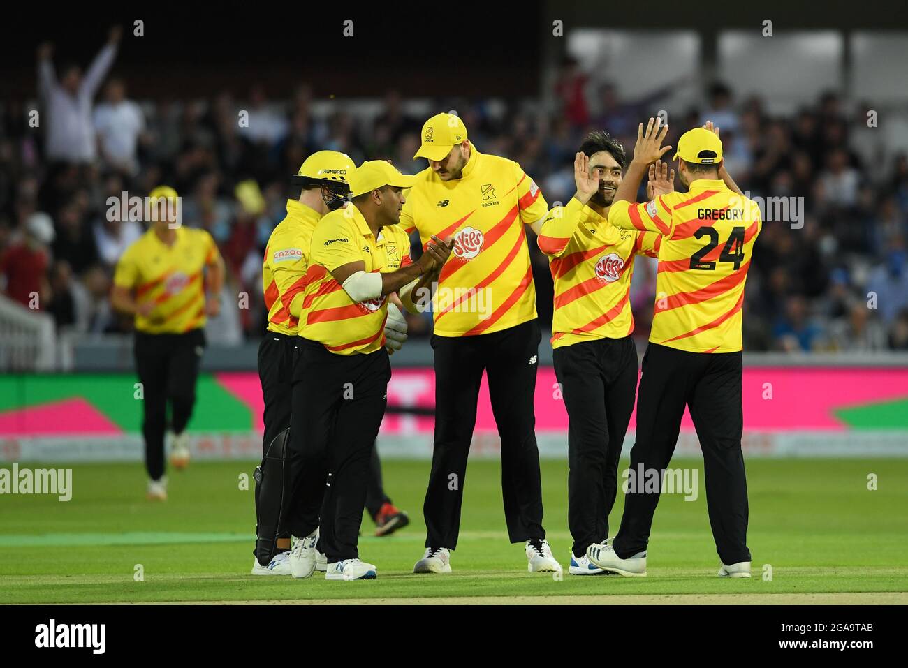 Lords Cricket Ground, London, UK. 29th July, 2021. Trent Rockets ...