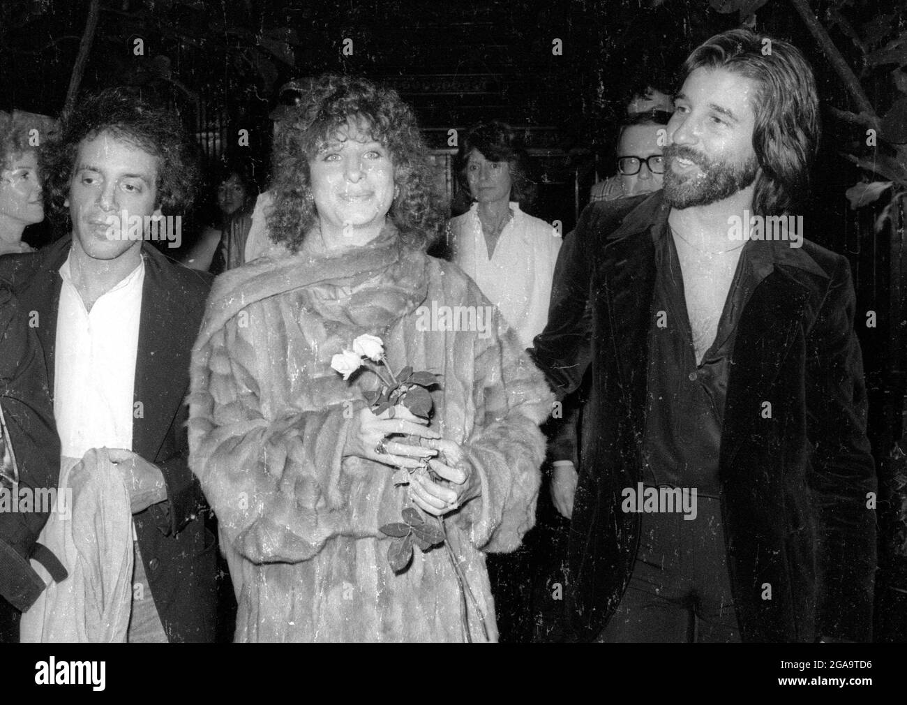 Studio 54; co-owner Steve Rubell Rubell Barbara Streisand John Peters ...