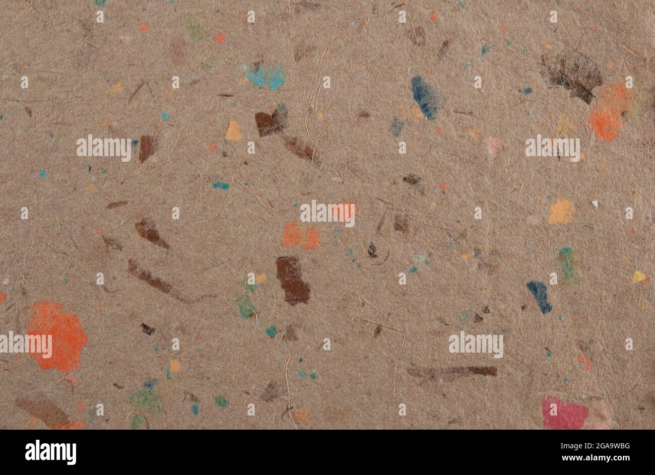 Closeup of handmade paper texture background. Recycled paper Stock ...