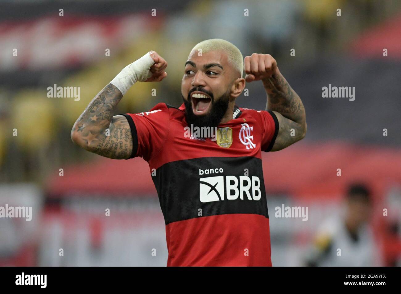 Rio De Janeiro, Brazil. 29th July, 2021. Gabriel Barbosa (Gabibol ...