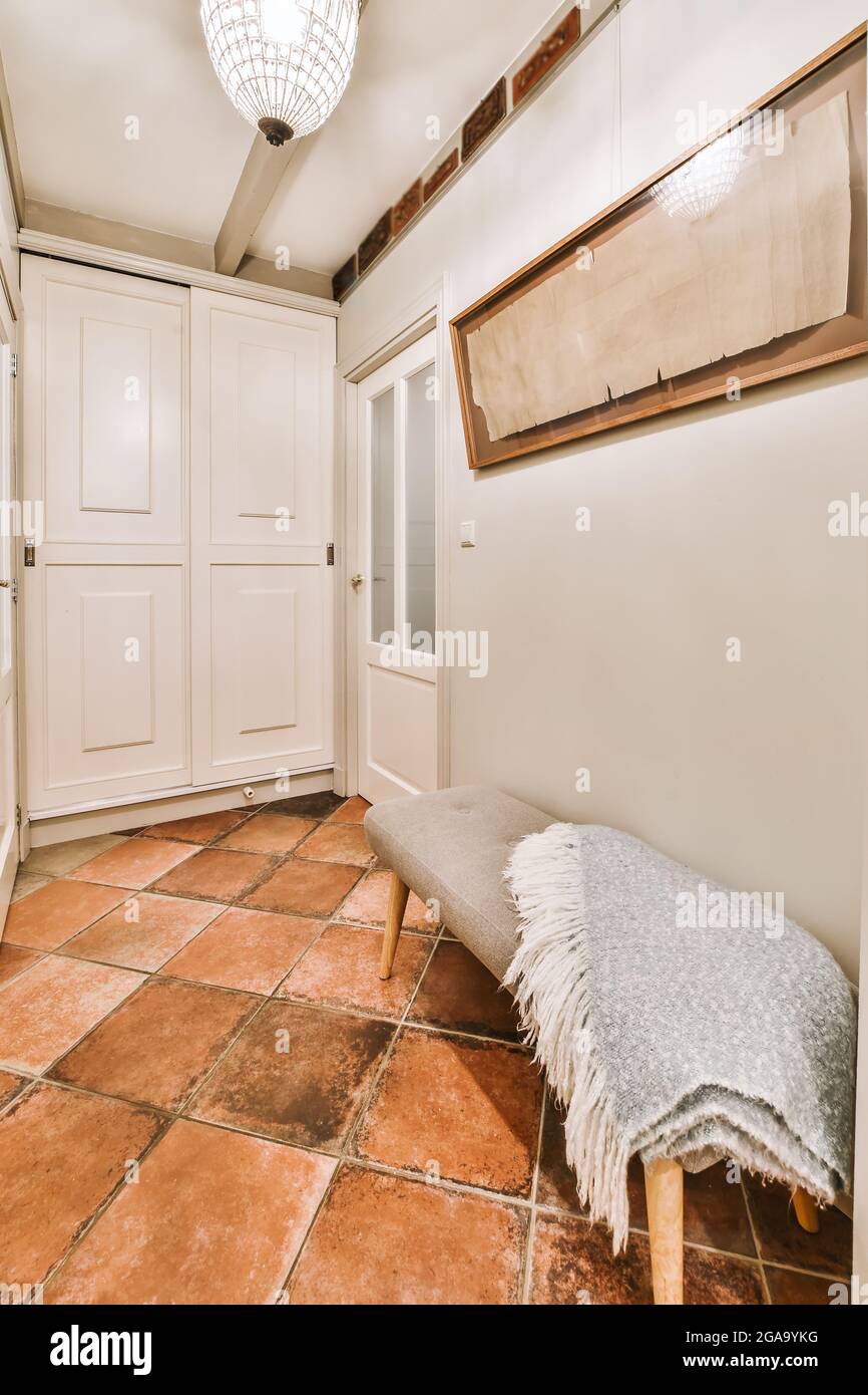 Bright interior design of a luxury house Stock Photo - Alamy