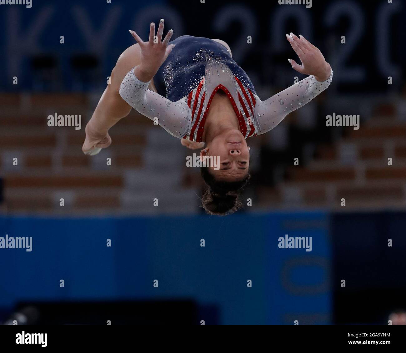 Tokyo, Kanto, Japan. 29th July, 2021. Sunisa Lee (USA) performs on the ...