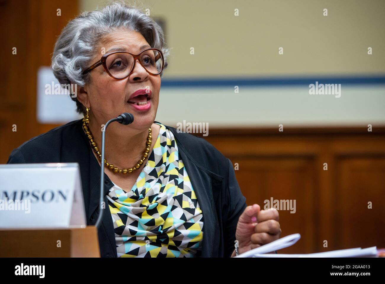 Washington, Vereinigte Staaten. 29th July, 2021. Senfronia Thompson ...