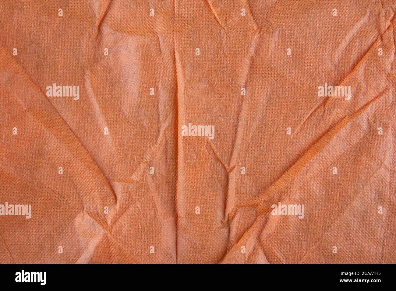 Orange wavy fabric texture background. Copy space Stock Photo - Alamy