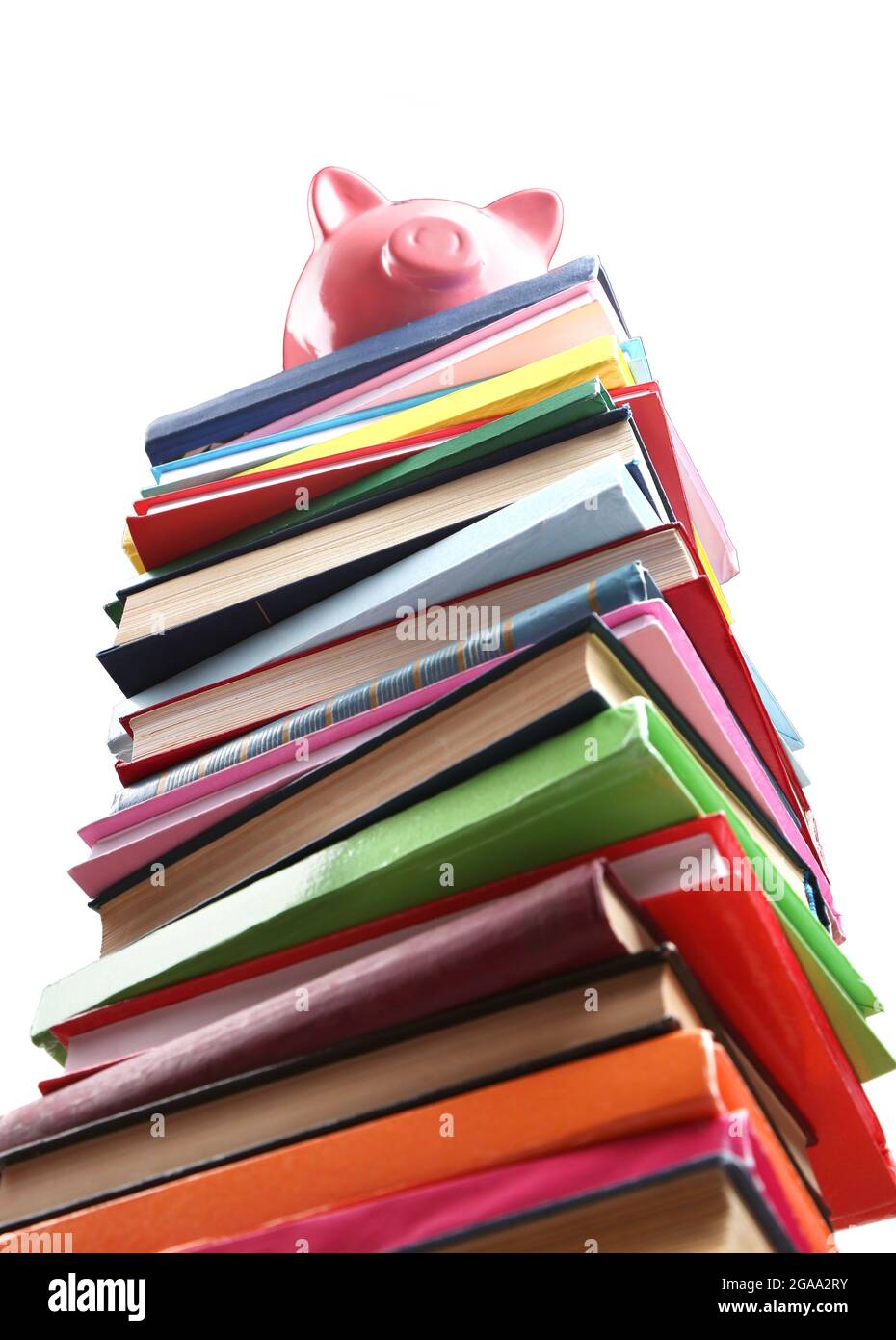 Concept accumulation of knowledge isolated on white Stock Photo - Alamy
