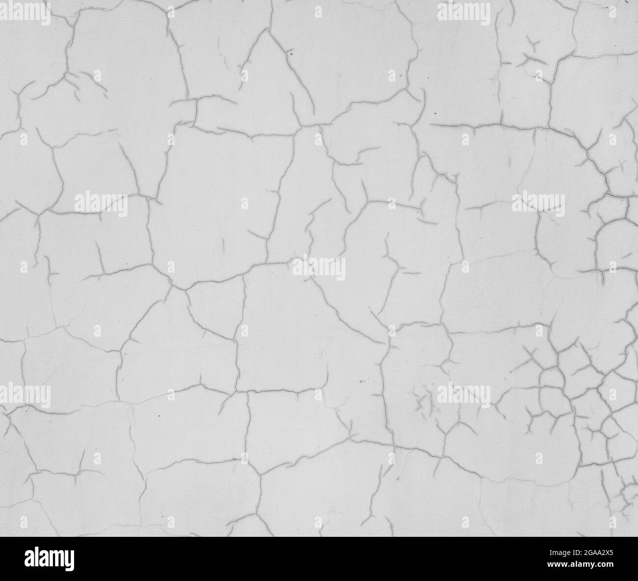 Crack on cement wall Black and White Stock Photos & Images - Alamy