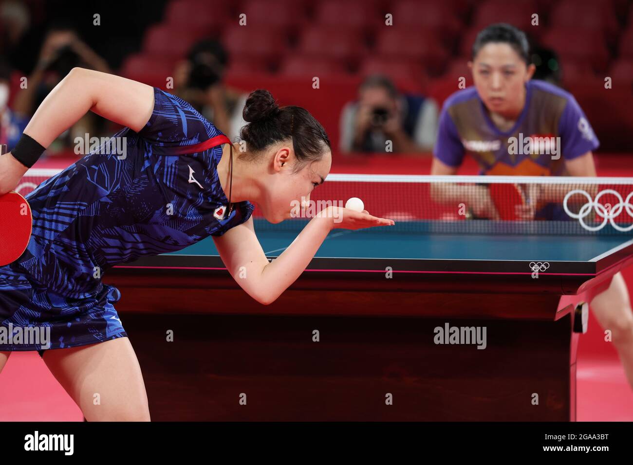 Tokyo, Japan. 29th July, 2021. Mima Ito (JPN) Table Tennis : Women's ...