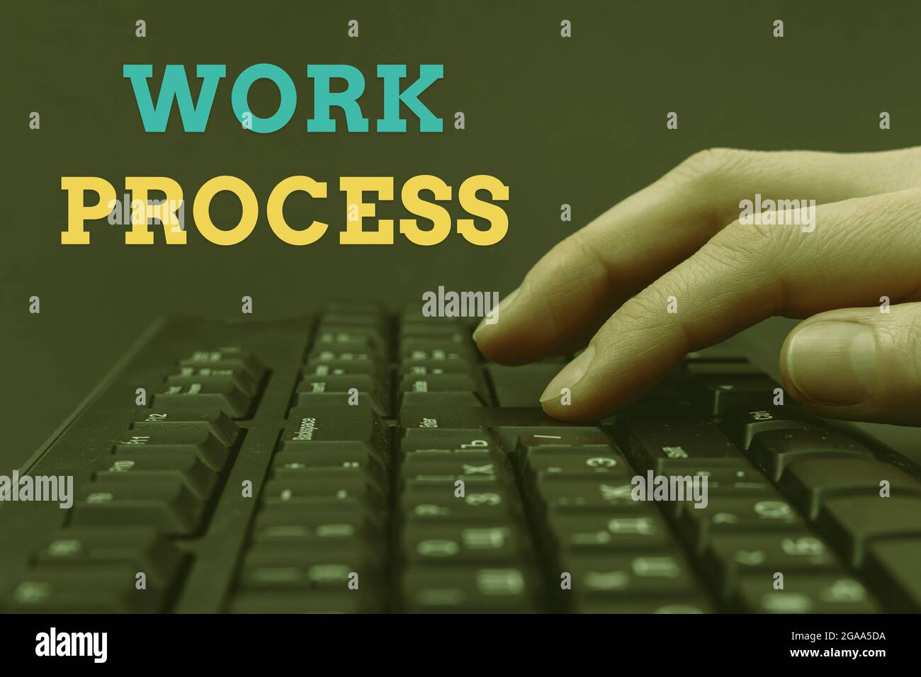 Conceptual display Work Process. Business concept Standard procedures ...